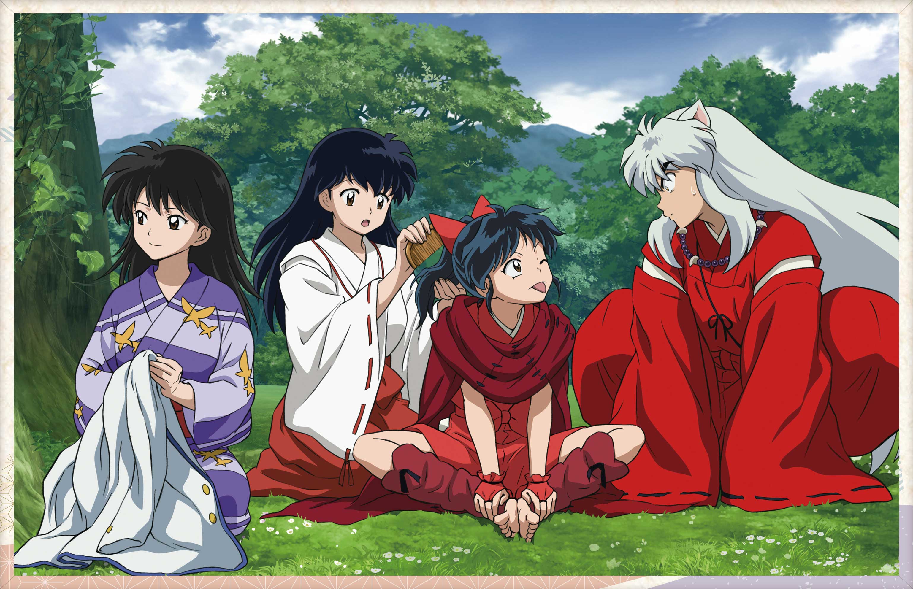 hanyou no yasha hime inuyasha higurashi kagome inuyasha (character) moroha (yashahime) animal ...
